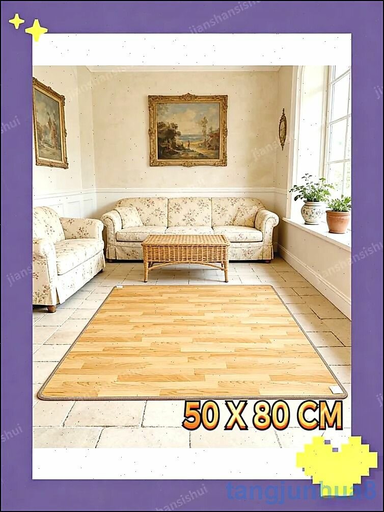 Коврик с подогревом-50x80 см, 9 уровней мощности, таймер