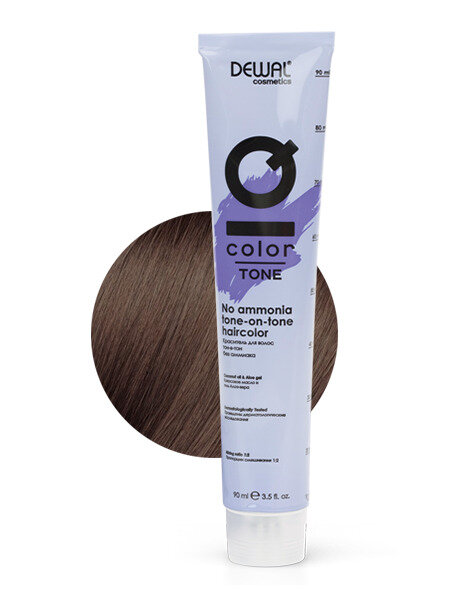 Краска для волос тонирующая 5 (светлый брюнет) Dewal Cosmetics IQ COLOR TONE, 90 мл