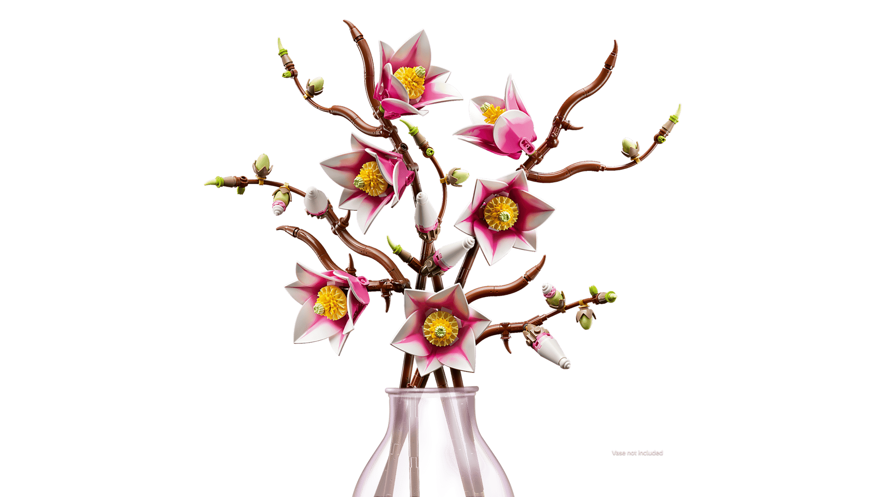 Конструктор LEGO Botanicals 11510 Ветви магнолии, розовый, 435 дет. — фото 1