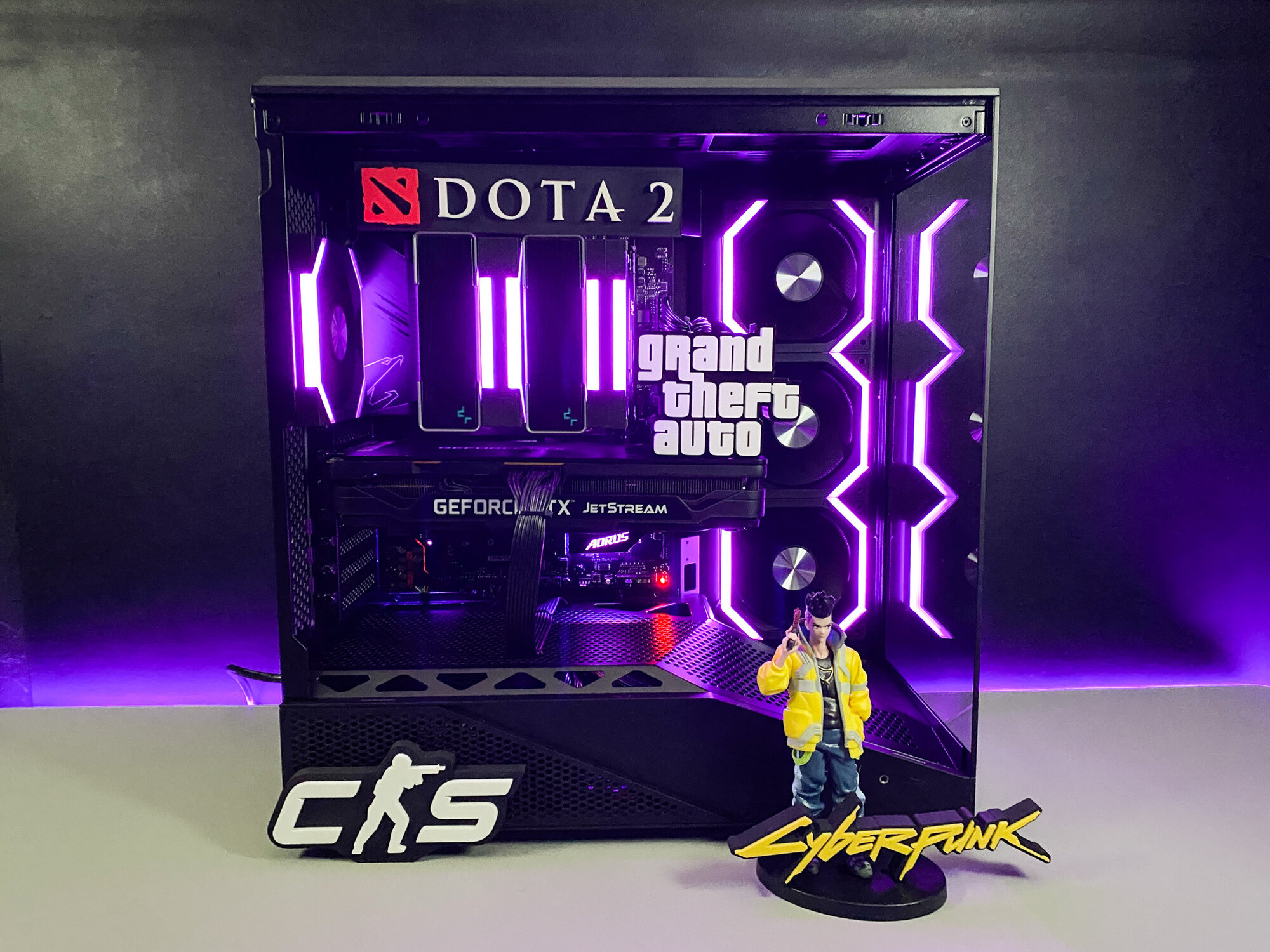 Игровой Компьютер Intel Core i7-11700F 8/16*2.50-4.90GHz/RTX 3070-8Gb/32Gb/SSD1Tb/750W