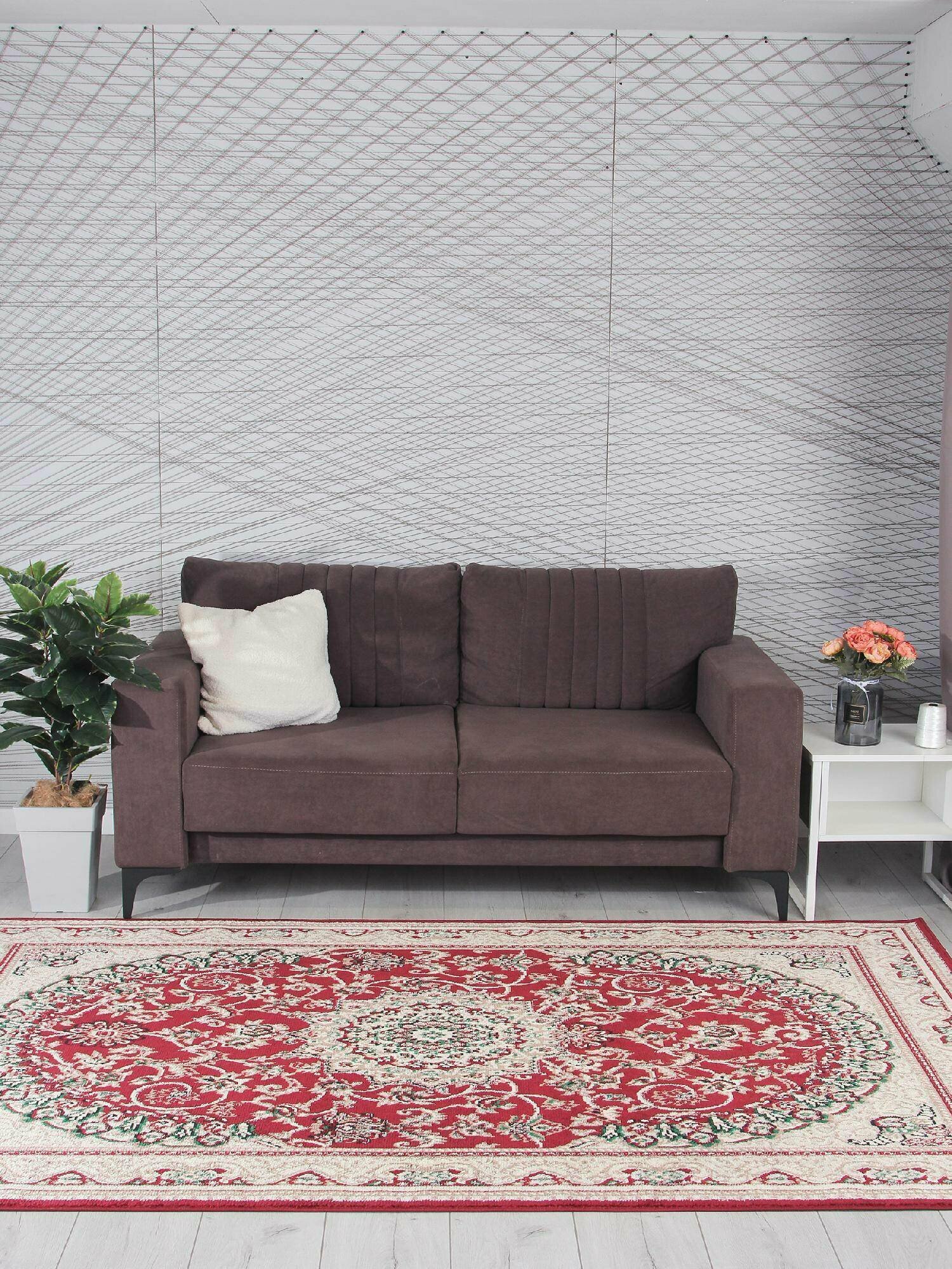 Ковер 250х400 см классический ворс 7 мм 402693 KoverVDom