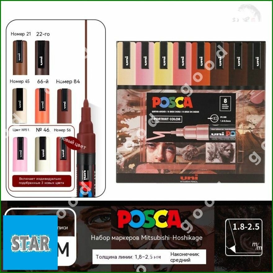 Эксклюзивный набор маркеров представлен