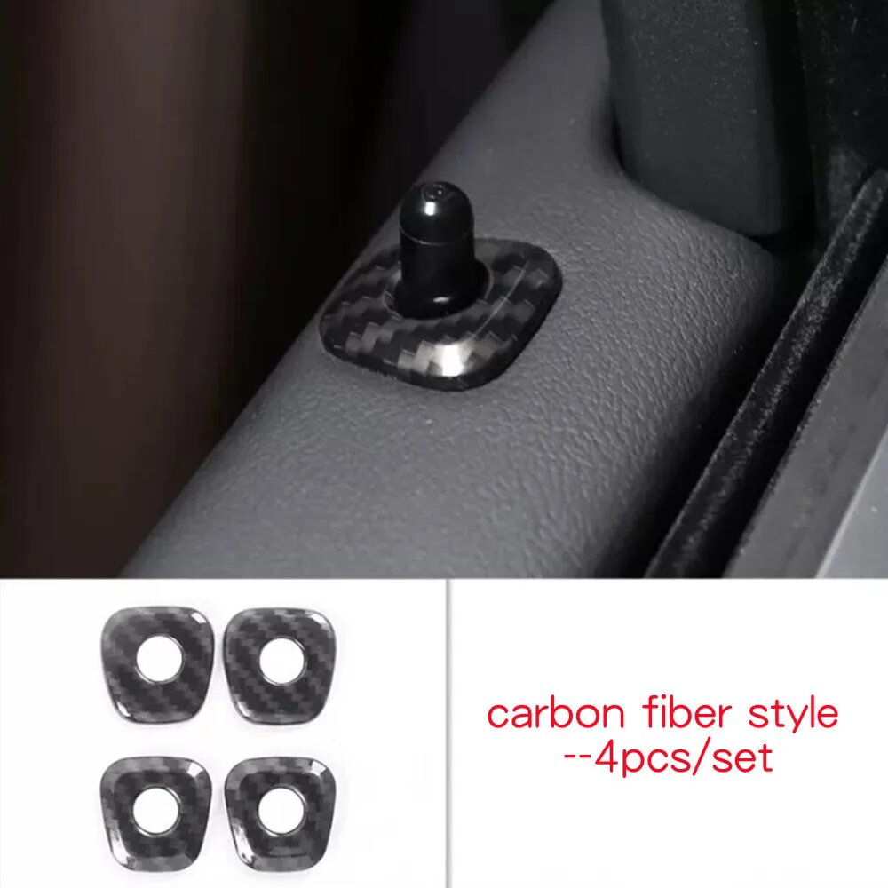 Крышки дверных замков BMW X1 X2 carbon fiber style
