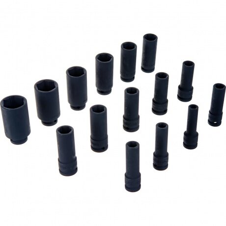 Набор торцевых ударных удлиненных головок Inforce 11-01-264