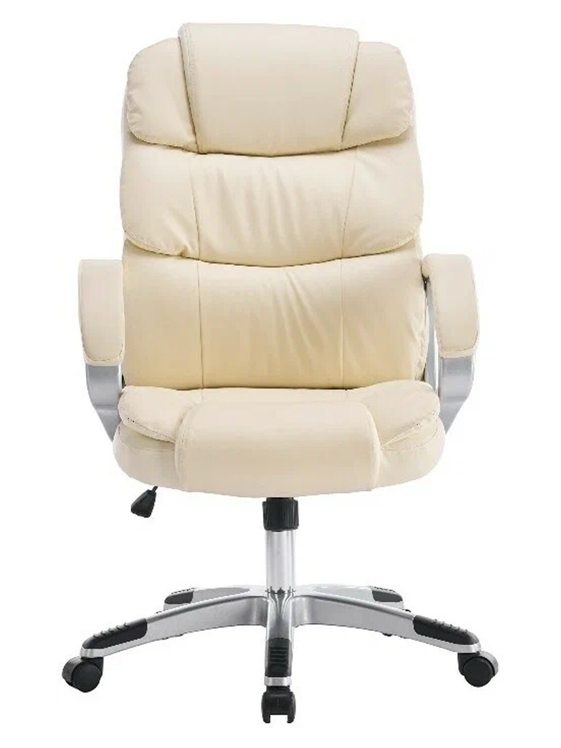 Кресло компьютерное офисное 150 кг для руководителя KEIZEN Luxe White (KZ-7351135)