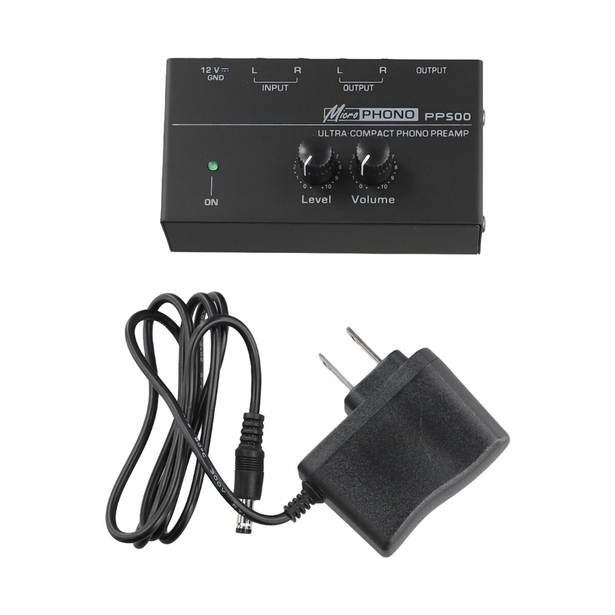 Ультракомпактный предусилитель-фонокорректор PP500 с регулировкой баланса и громкости, предусилитель для проигрывателя виниловых пластинок,