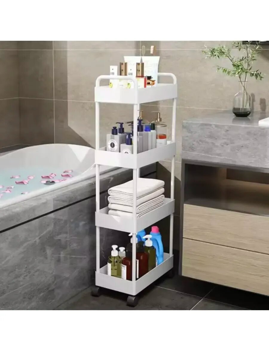 Этажерка в ванную 4 яруса