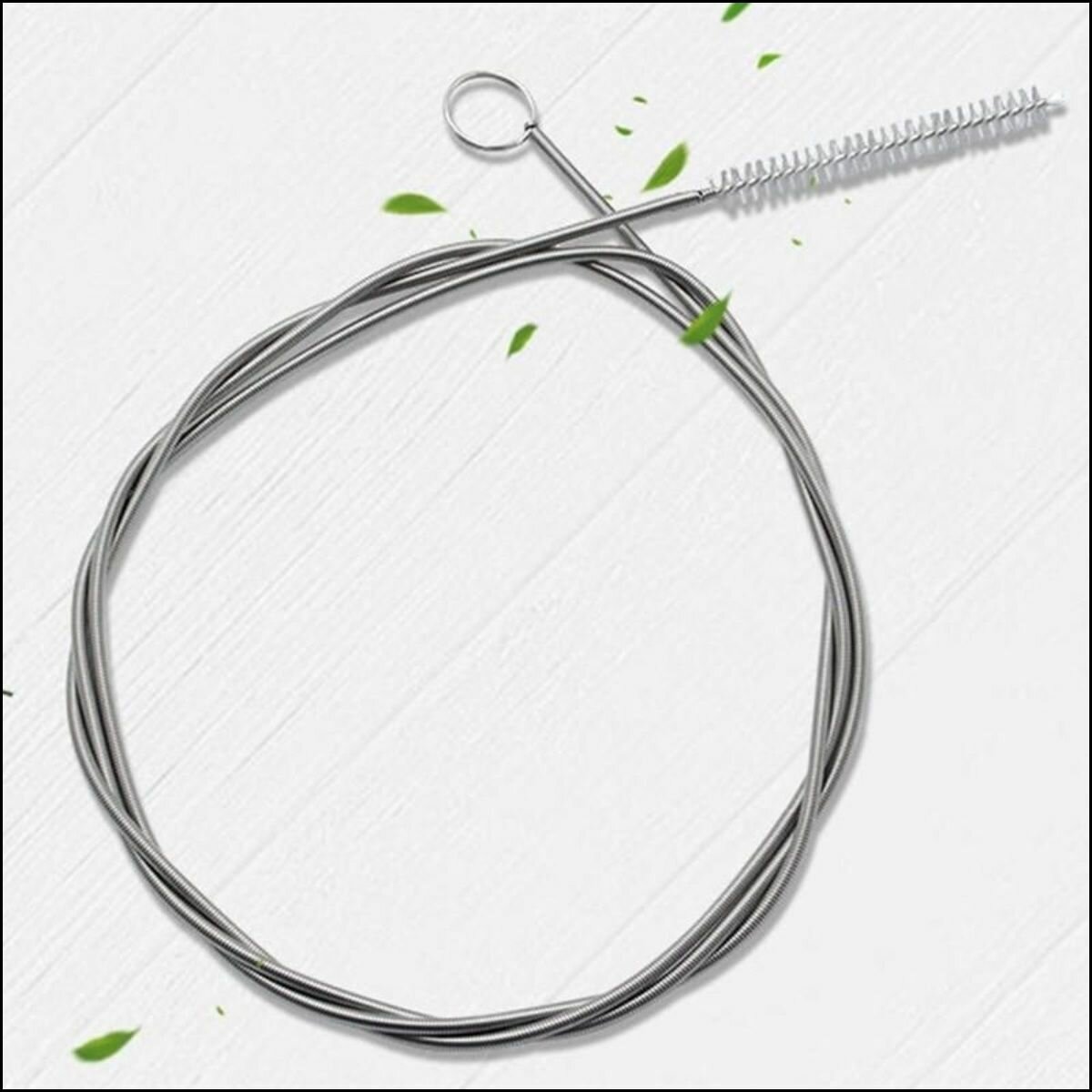 Ершик гибкий для чистки дренажной системы холодильника (длинная щетка-ерш для прочистки форсунок и отверстий, труб, шлангов, водосгонов), 150 см