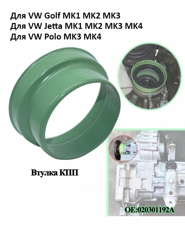 Втулка КПП 020301192A корпус сальника для VW Golf MK1 MK2 MK3 Jetta MK1 MK2 MK3 MK4 Polo MK3 MK4 Caddy 9K 1996-2003