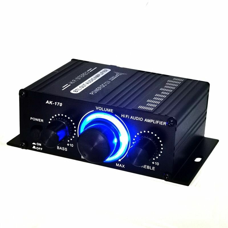(B T Y Z) Усилитель мощности FM-радио Мини-усилитель 400 Вт Hifi Mini Audio Аудиоусилитель Ak170