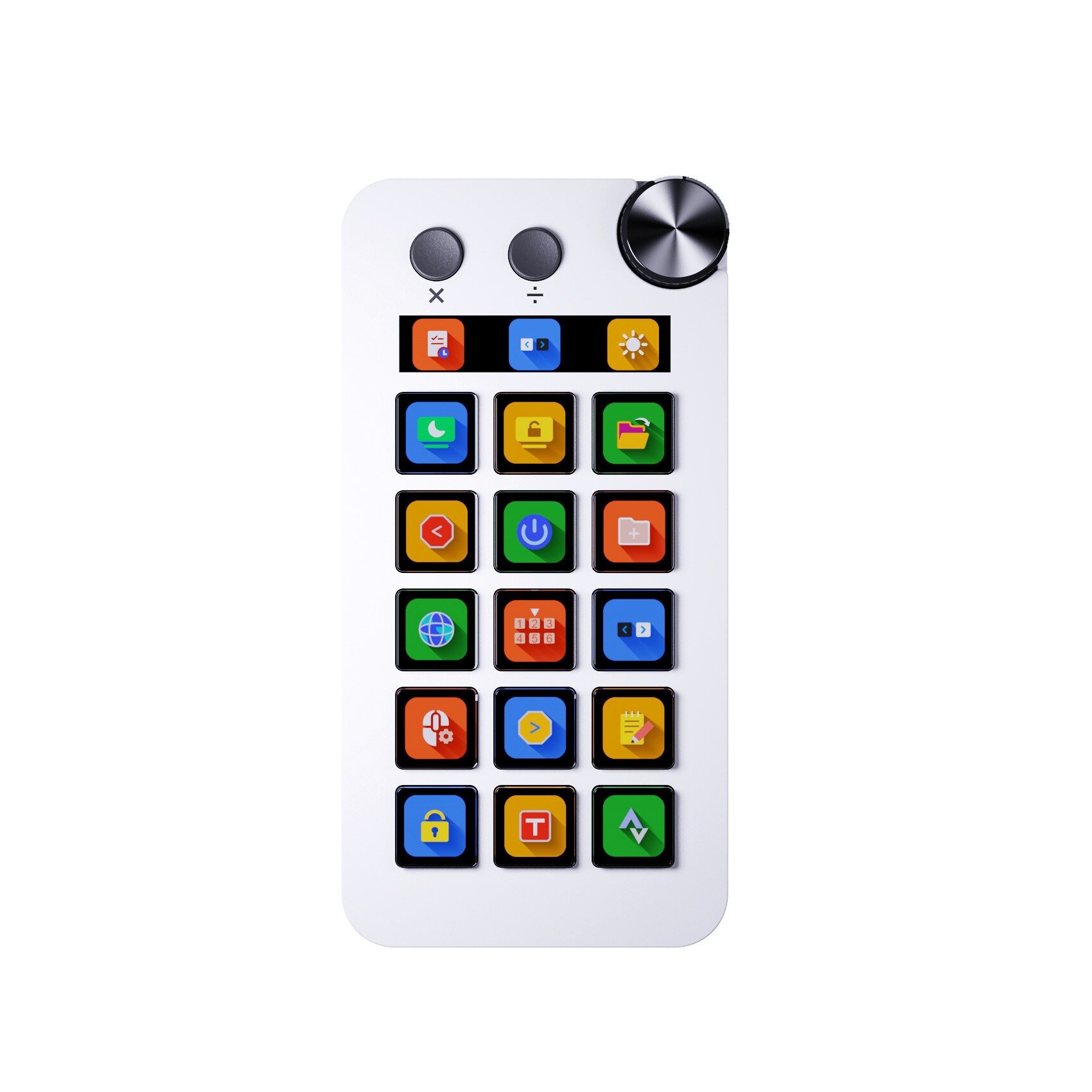 Клавиатура AI/mbox N1/STREAMDECK/настраиваемая клавиатура/клавиатура с ЖК-дисплеем Белый
