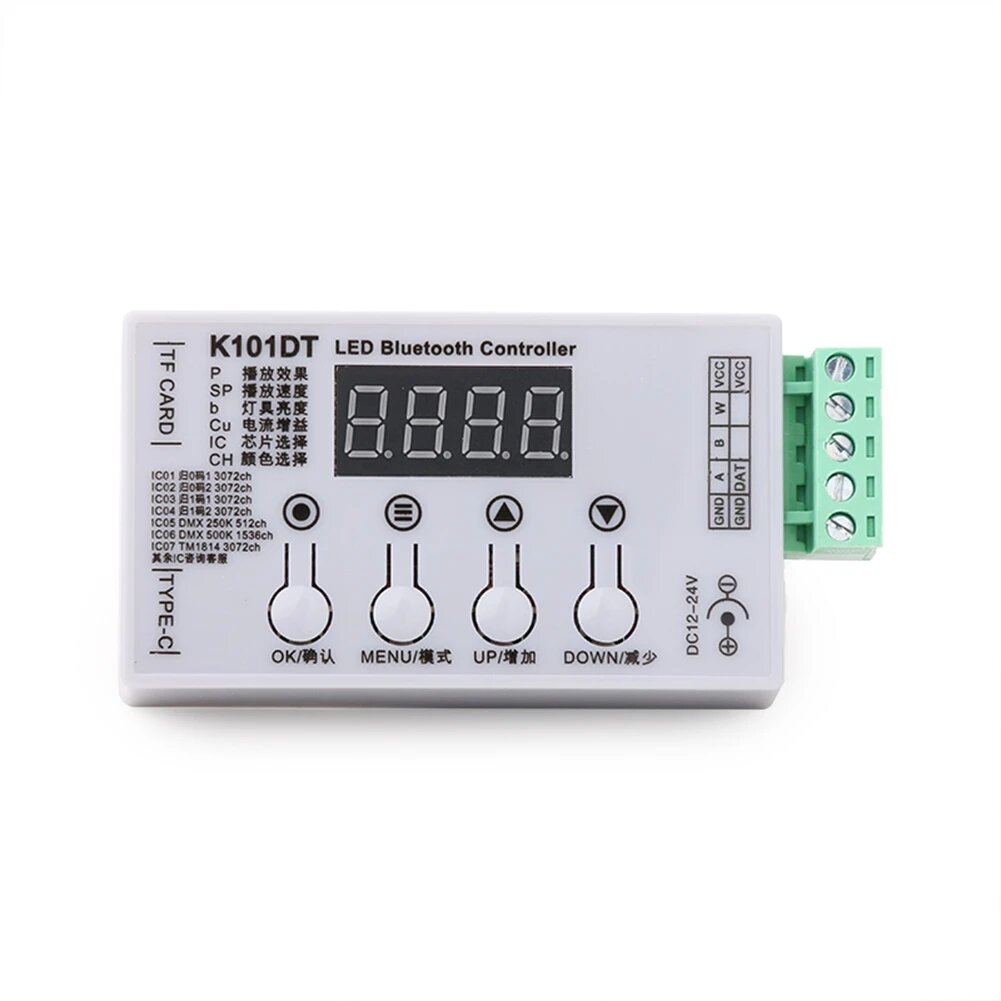 Портативный программирующий контроллер DMX512 A25P WU-K101DT