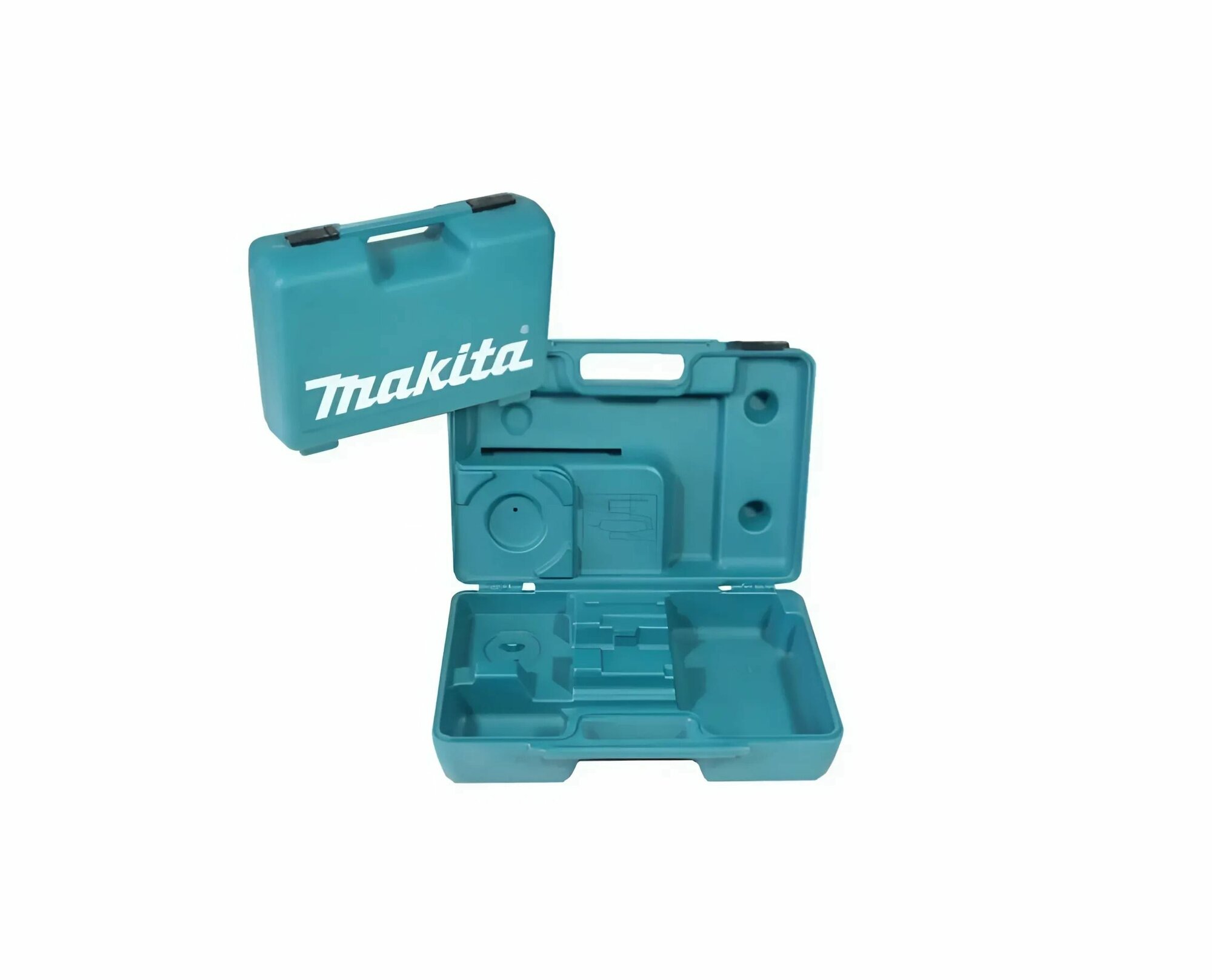 Кейс Makita 824736-5, для УШМ, ударопрочный пластик, бирюзовый, 42 х 30 х 14 см