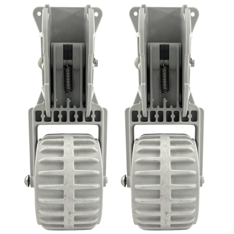 Пара колес для лодочной тележки морского класса, Коррозионностойкое спусковое колесо для легкой транспортировки по берегу и воде.