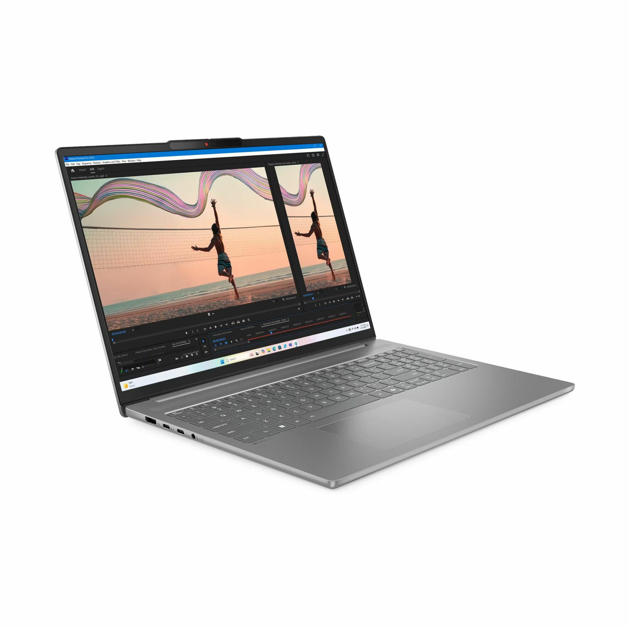 Ноутбук Lenovo IdeaPad Slim 5 16ARP10 16" (1920x1200) IPS, AMD Ryzen 7 7735HS, 32Гб DDR5, 1Тб SSD, AMD Radeon, Windows 11 Pro, серый (83HU003JRK_Win11P)
