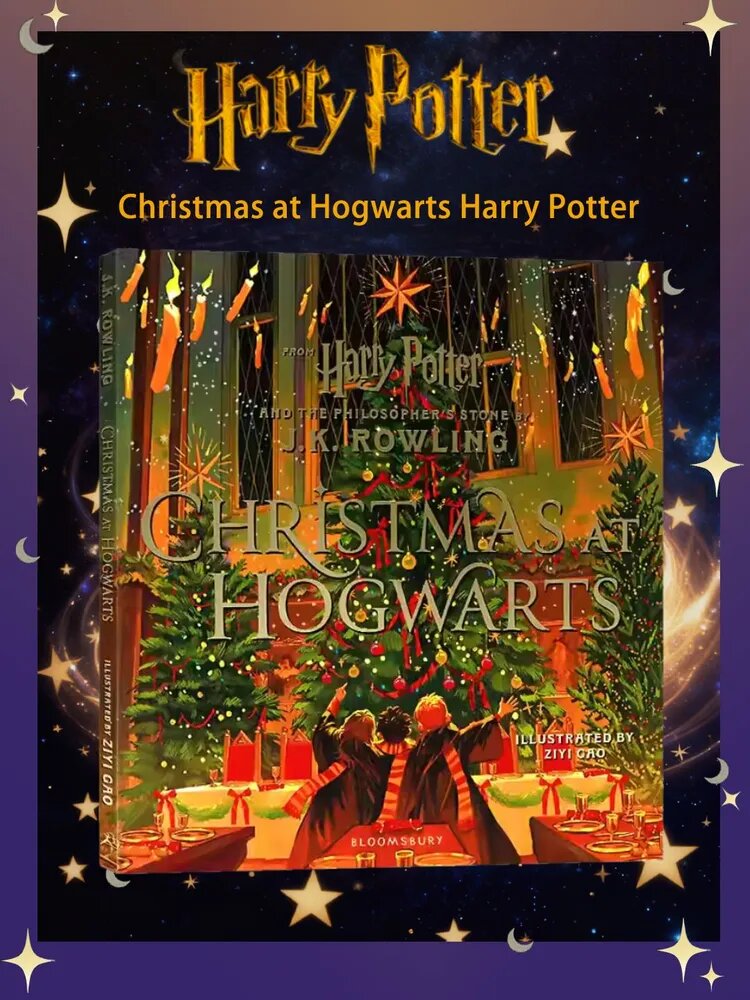 Christmas at Hogwarts Harry Potter Рождество в Хогвартсе Твердый переплет J.K. Rowling