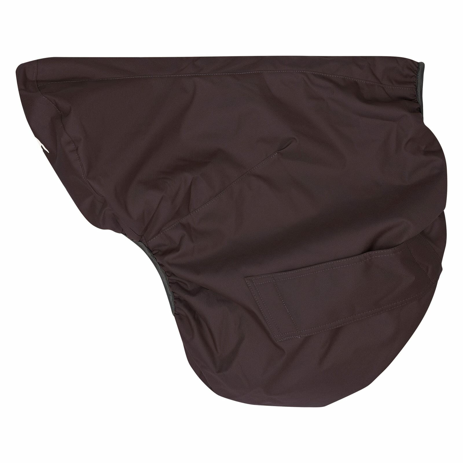 DECATHLON чехол для седла hv polo, коричневый/зеленый лист, размер Full,