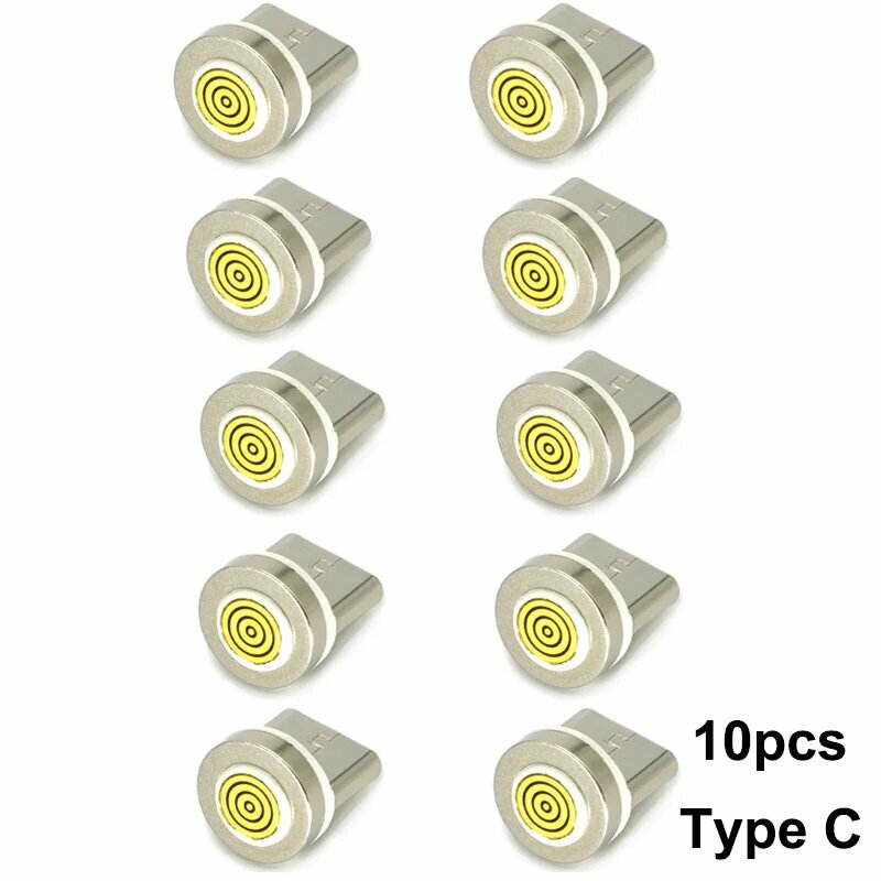 7-контактный 3A USB-A тип C магнитные наконечники для кабеля быстрой зарядки адаптер для магнитного зарядного устройства Samsung 360 ° Соединитель вращения градусов