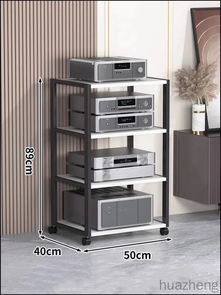 Бестселлер: стойка под аппаратуру HiFi, 4 полки, 50x40x89 см