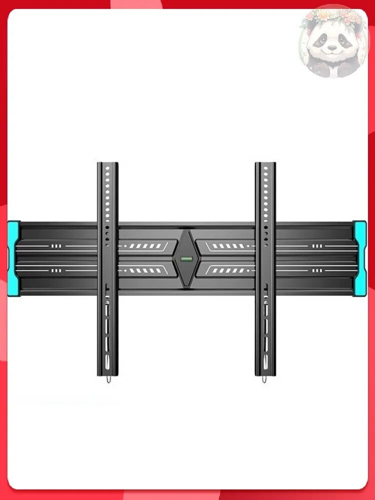 Надежный кронштейн для телевизора настенный диагональ 40 - 100 дюймов VESA 100x100-800x500 фиксированный на стену