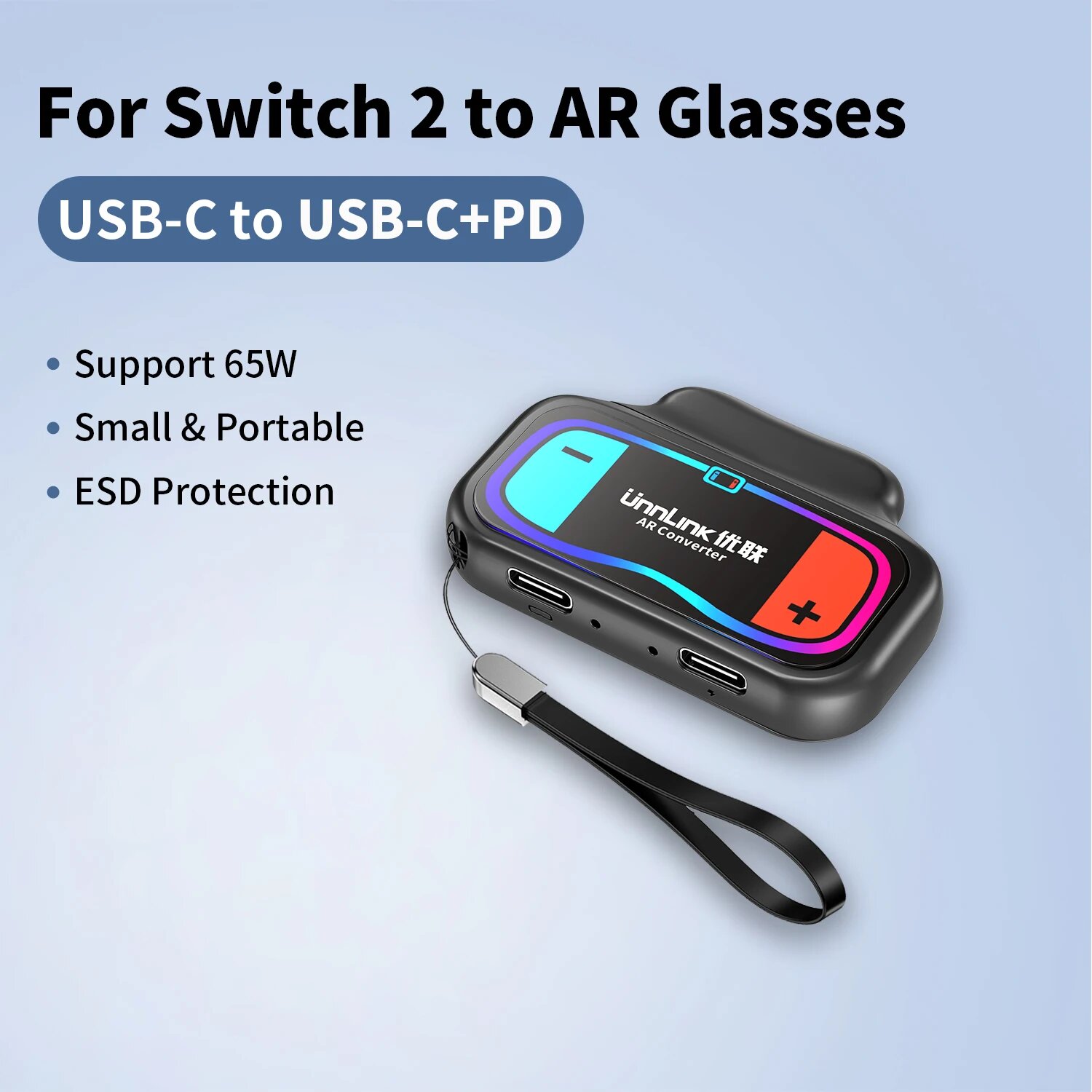 Unnlink 4K@60Hz адаптер USB-C для AR-очков