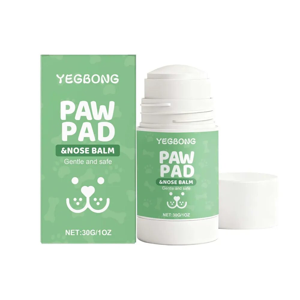 Pet Paw Balm Увлажняющий и успокаивающий крем с натуральными ингредиентами для сухих подушечек собак и кошек
