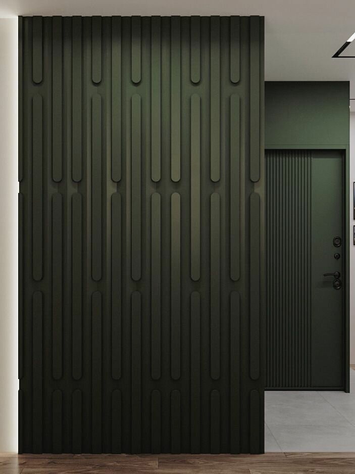 Гипсовая 3D панель 8 шт. 2 кв. м.