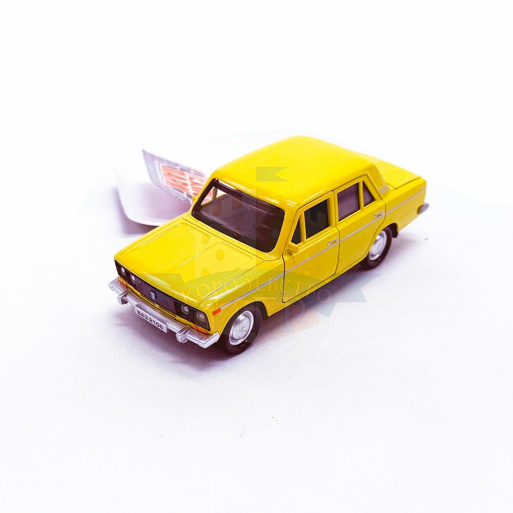 Машинка Технопарк ВАЗ 2106, желтый, арт. LADA210406-12DB12-MIX