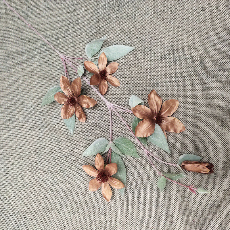 Смесь цветов шелк лотос цветок для домашнего декора и свадебных украшений кофе