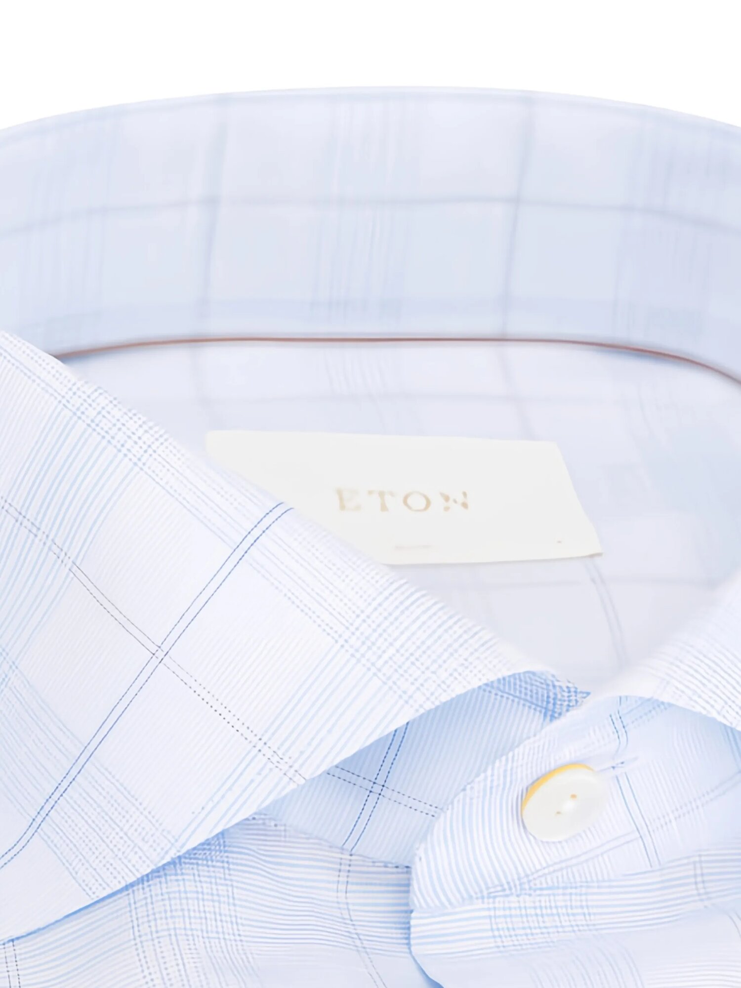 Рубашка ETON Plaid shirt, размер M, blue — фото 1