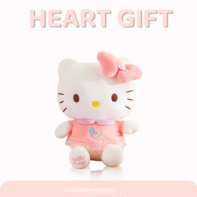 Плюшевая игрушка Hello Kitty Бабочка Платье 15 дюймов (40 см) Милый подарок на день рождения для девочек