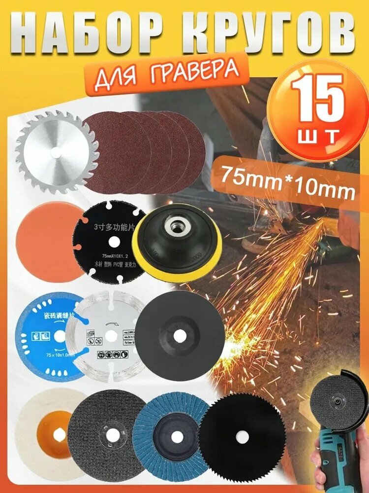Круг отрезной 75 x 2 x 10
