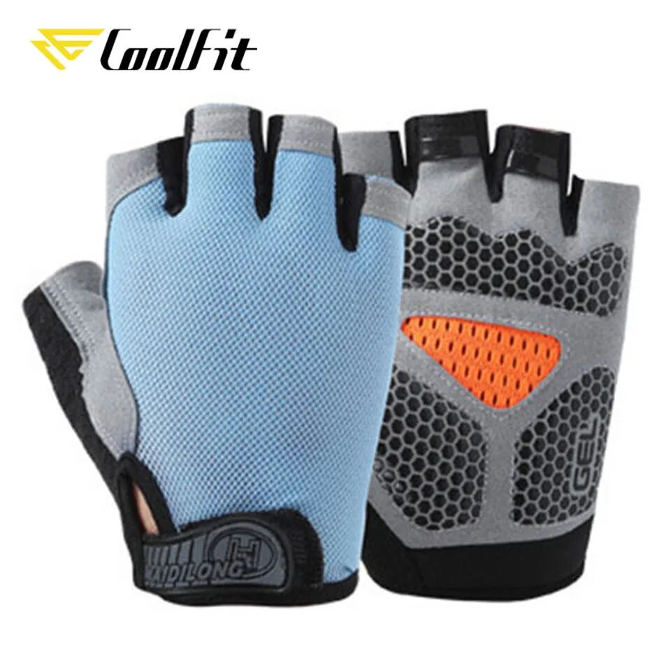 CoolFit спортивные перчатки для велоспорта Розовый, М, Type A--Pink