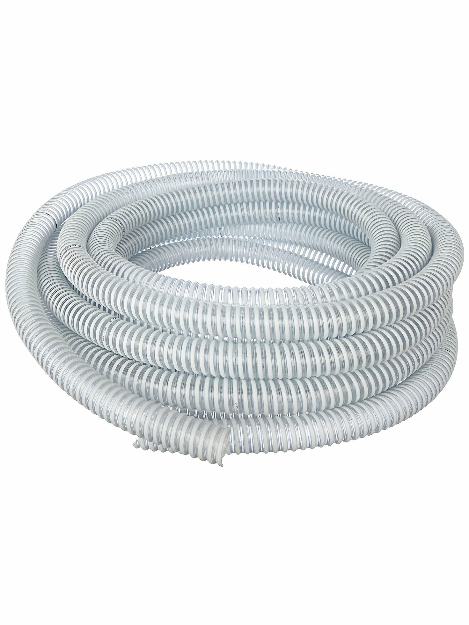 Шланг напорно-всасывающий Tuboflex Норма, ПВХ, 50 мм, 10 бар, 30 м, белый, аксессуар для насосов