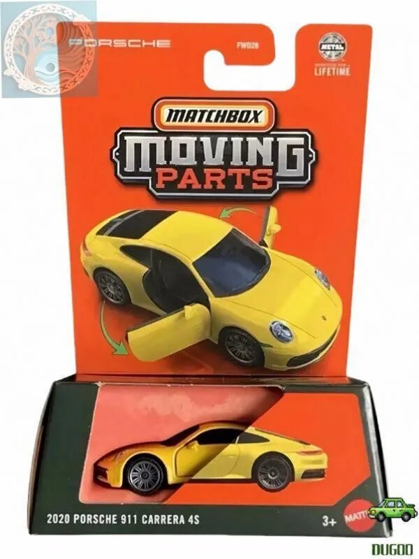 Набор игрушечных машинок Matchbox Moving Parts, масштаб 1/64, металл и пластик, 6 шт. — фото 1