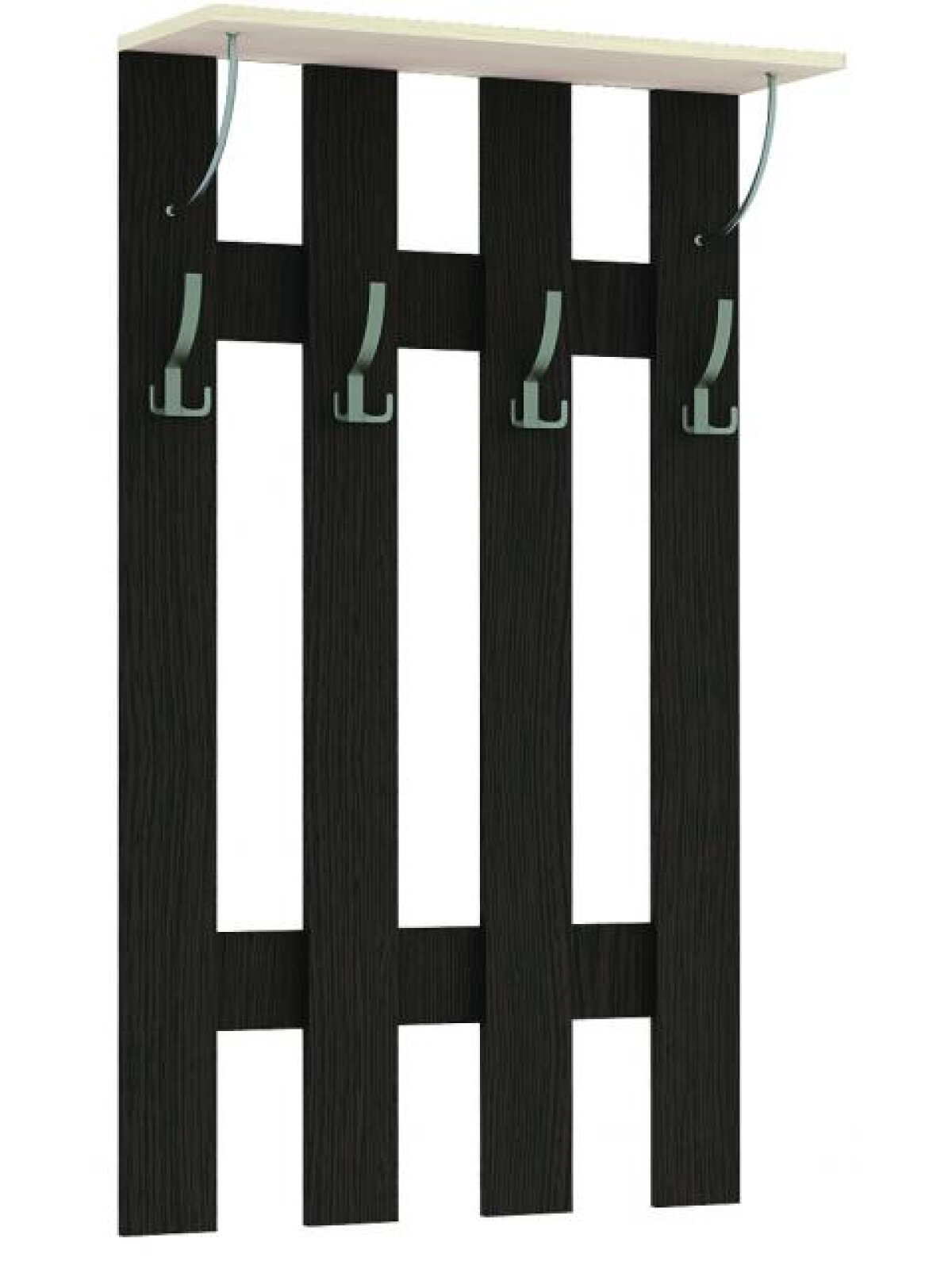 Вешалка "Ямайка ЯПВ-1 Венге" Huge Mebel. Ширина 700 Высота 1200. Вешалки