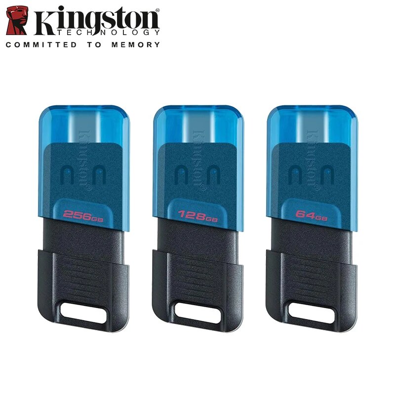 Kingston DataTraveler 80M USB 3.2 Type-C флешка 64/128/256 ГБ 128 ГБ