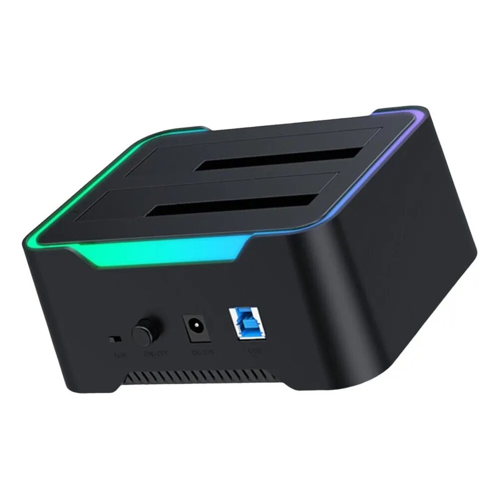 Док-станция для жестких дисков USB 3.0 с двумя отсеками