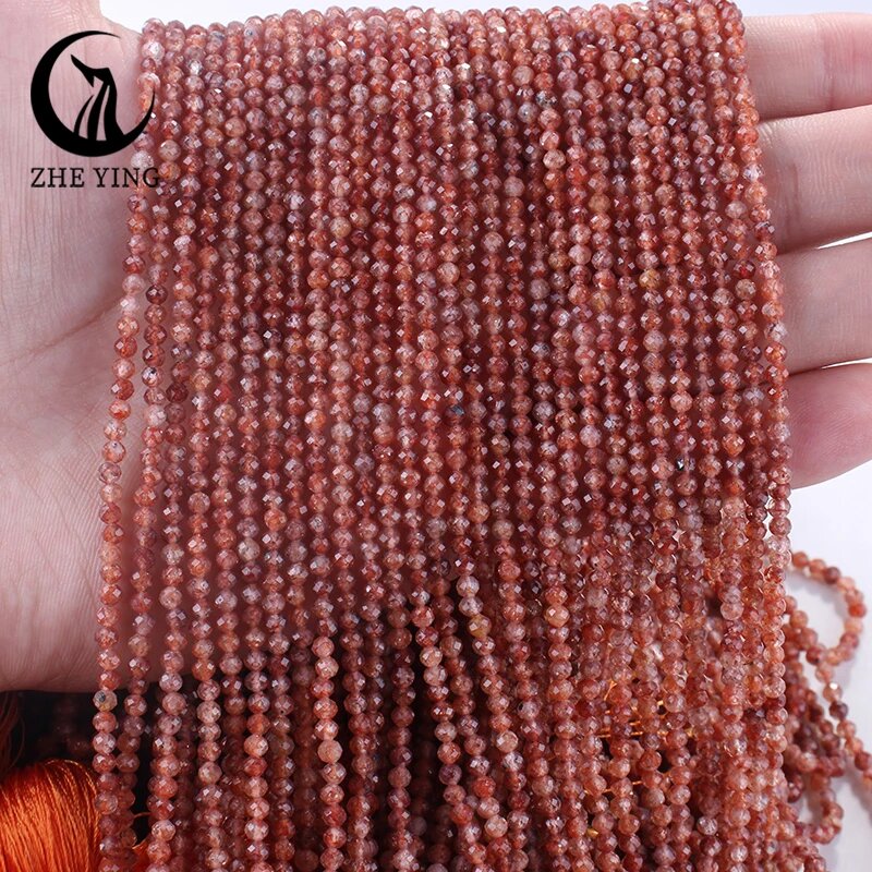 Бусины из пирита, 3 мм, граненые, 10 нитей, Gold strawberry