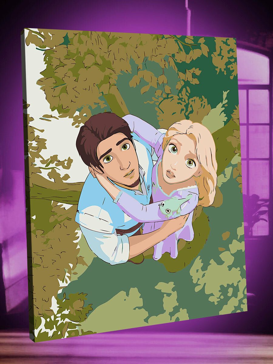 Картина по номерам Рапунцель