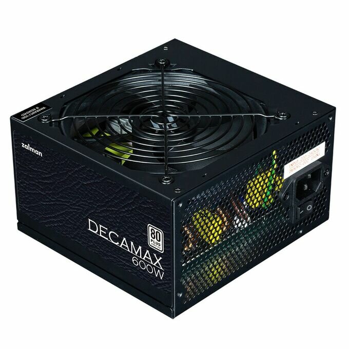 Блок питания Zalman ZM600-LX3, 600W, ATX12V v2.31, APFC, 12cm Fan, 80+ 230V EU, Retail