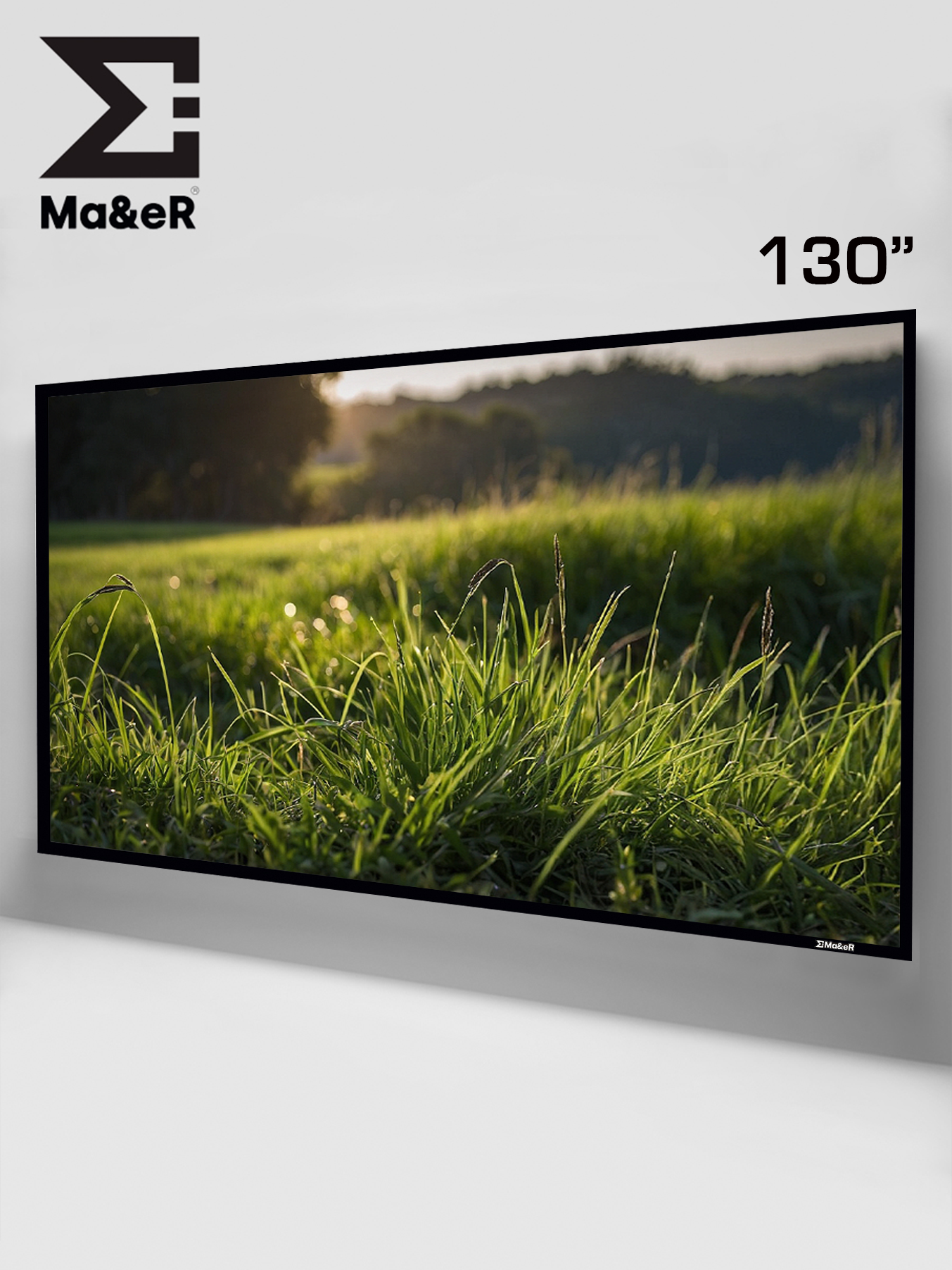 Cinema Matte White 130" 16:9 Экран настенный для проекторов