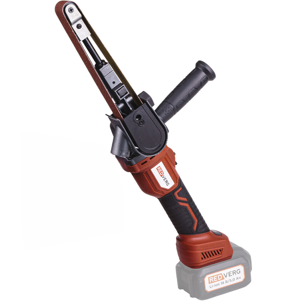Машина шлифовальная ленточная (напильник) аккумуляторная бесщеточная REDVERG RD-BS18-30BL/U (без акк, без з/у)