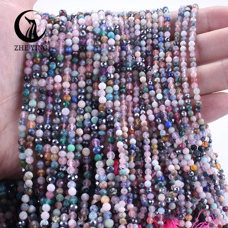 Бусины 4 мм, 87mix stones, Zhe Ying