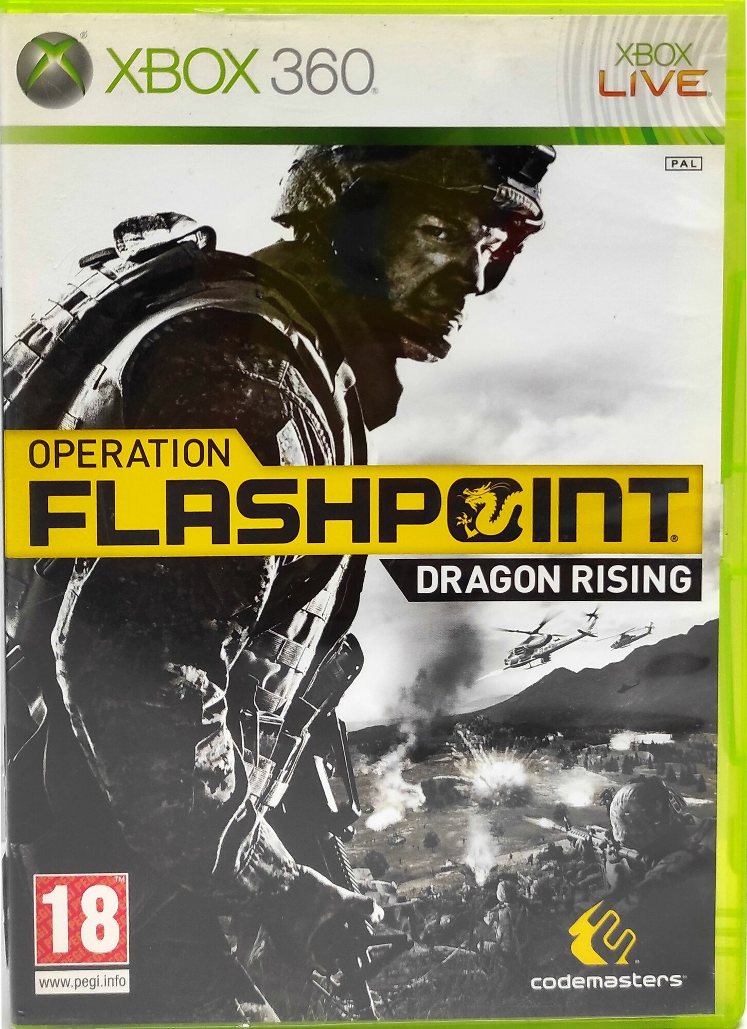 Operation Flashpoint Dragon Rising Английский язык Видеоигра на диске Xbox 360. Товар уцененный
