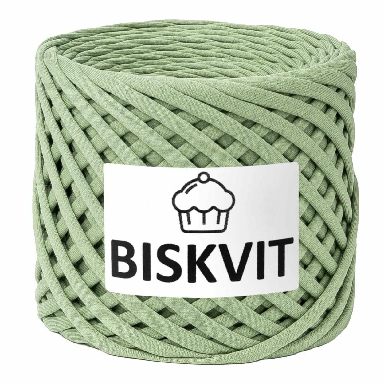 Пряжа Бисквит, Biskvit трикотажная, 330г, 100м, 100%хлопок, Малави (3632) 1 шт