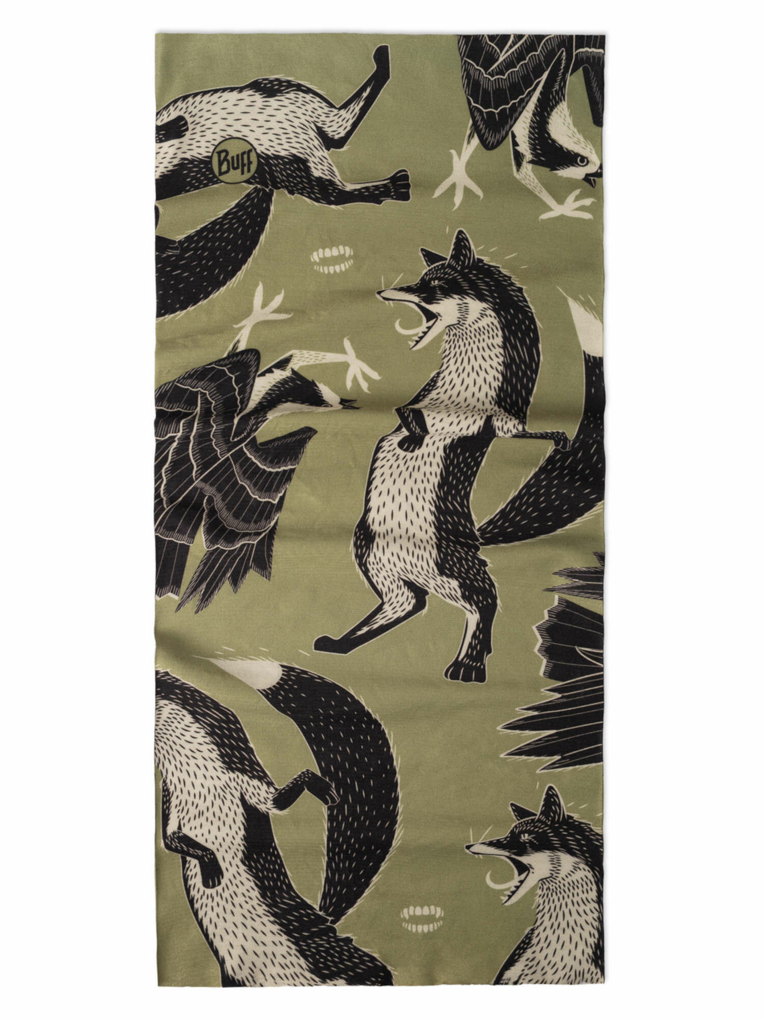 Бандана Buff CoolNet UV Rub Chomp Khaki — фото 1