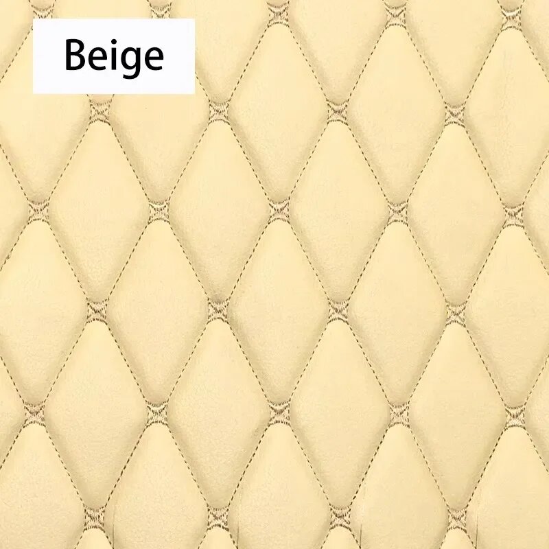 Бежевая стеганая искусственная кожа 90x160 см