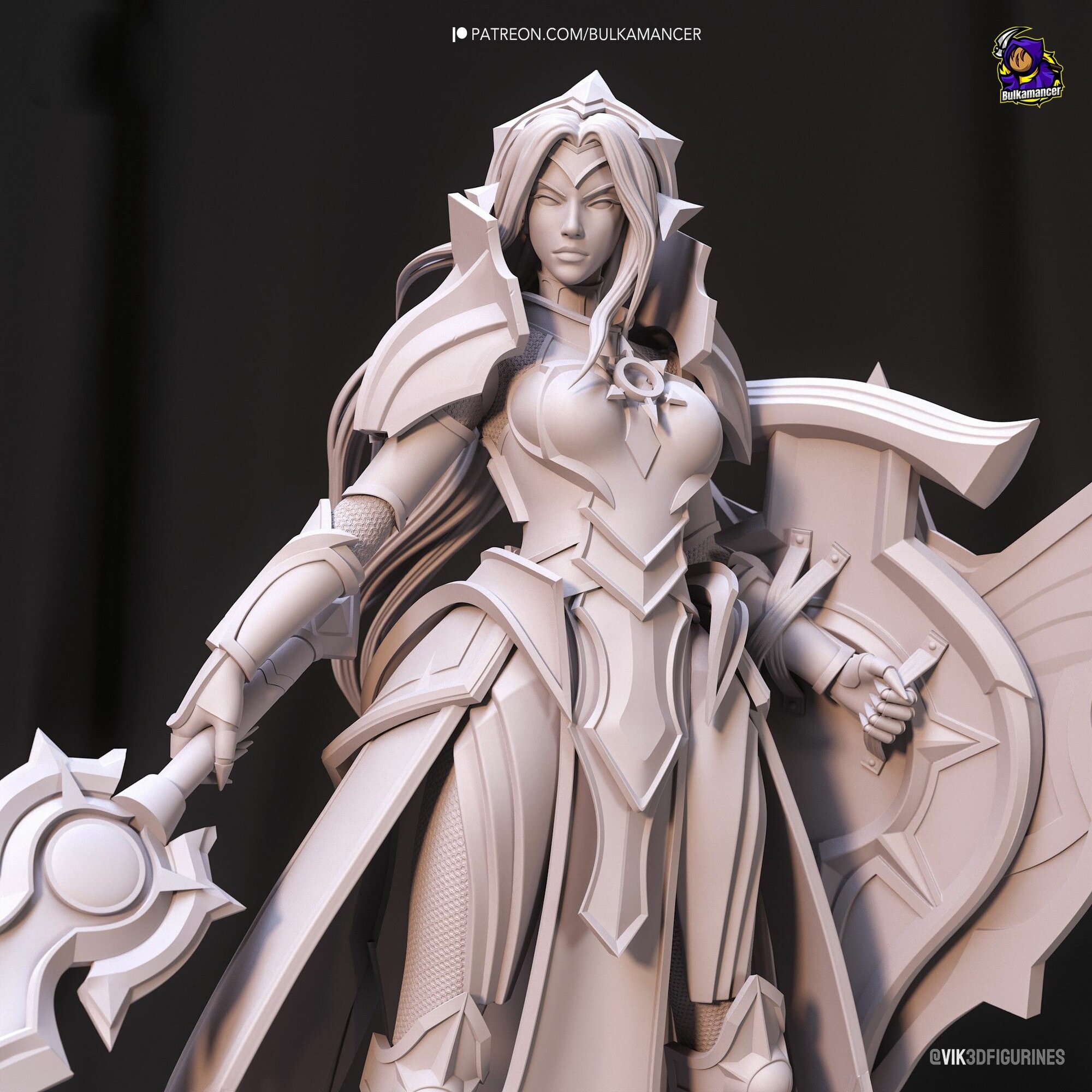 Фигурка для покраски Леона League of Legends 241 мм
