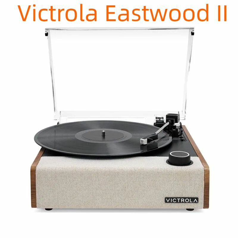 Проигрыватель пластинок Victrola Eastwood II, проигрыватель для приготовления эспрессо с динамиками, Bluetooth 5.1 и технол
